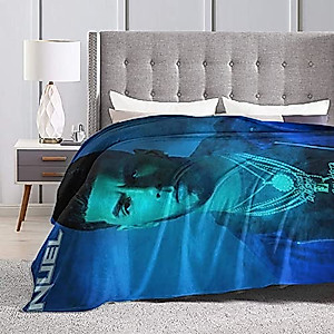 ISHAANAV Anuel Music and AA Throw Blanket for Couch Sofa Fluffy Microfiber Fleece Throw Soft, Cozy, Lightweight Anuel Music and AA