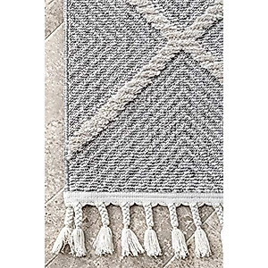 nuLOOM Deyton Diamond Area Rug, 3' x 5', Grey