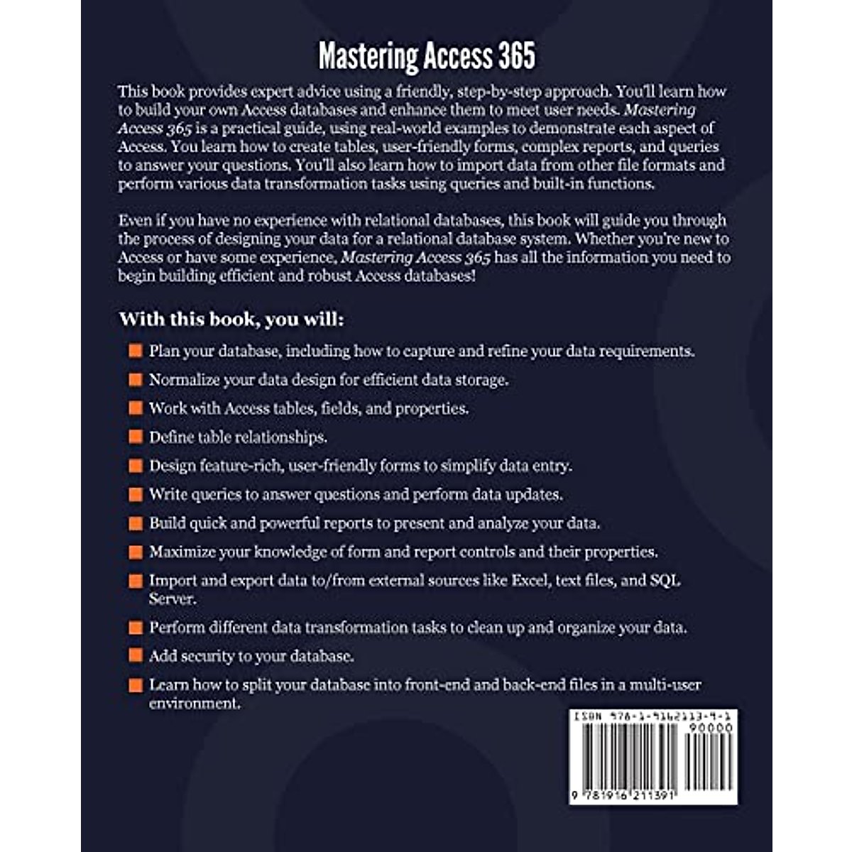 Mastering Access 365: An Easy Guide to Building Efficient Databases for Managing Your Data