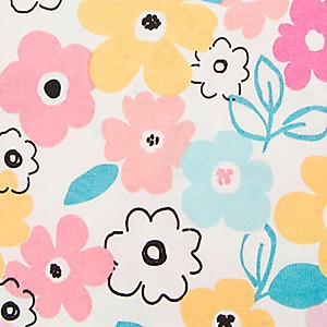 Gerber Baby Girl's 5-Pack Long-Sleeve Onesies Bodysuit, Blue Bear, Newborn