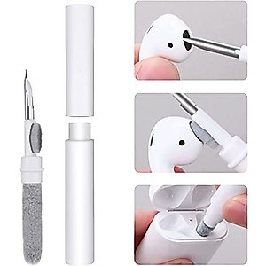 AOMIG Bluetooth Earbuds Cleaning Pen, 3 in 1 Multifunction Cleaner Kit with Soft Brush for Wireless Earphones Bluetooth Headphones Charging Box Accessories, Computer, Keyboard, Camera