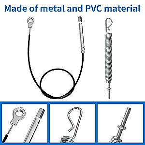 IDEASURE 06900438 Auger & Upper Traction Cable Compatible with Ariens Compact 20 24, Classic 24 E, Compact Track 24, SNO-Tek 24, SNO-Tek 28 120V Snow Blowers