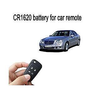 SKOANBE 12 Pack CR1620 3V Lithium Battery for Car Remote Key Fob