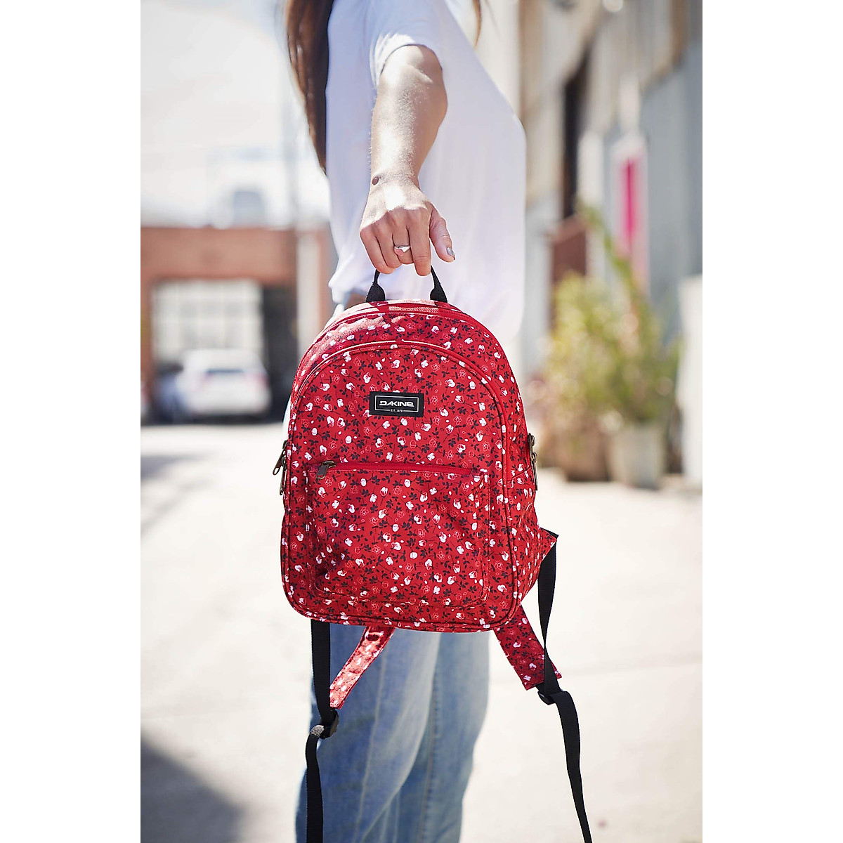 Dakine Unisex Essentials Mini Backpack, Crescent Floral, 7L, Model Number: 10002631