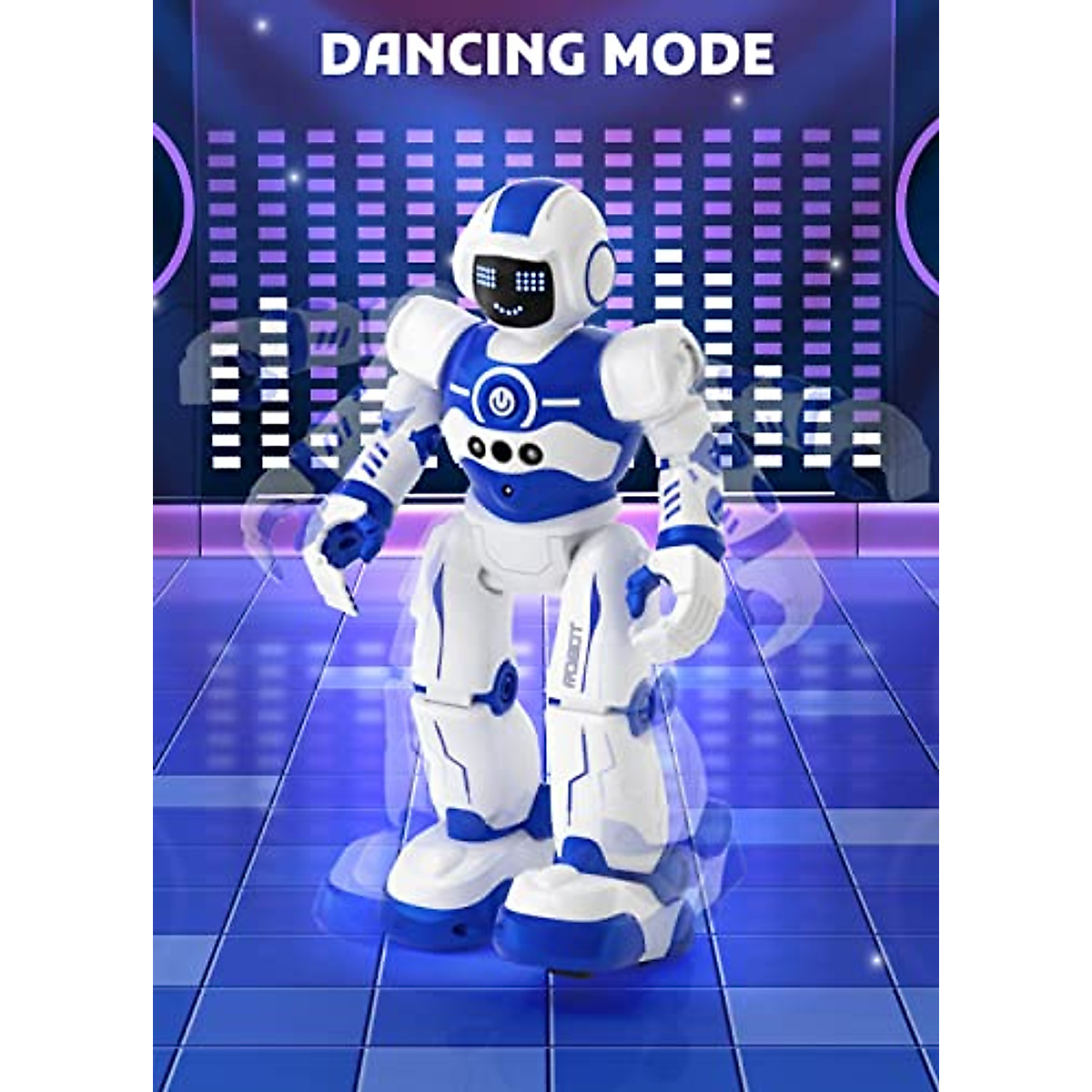 EduCuties Robot Toys for Kids,Programmable Remote Control Smart Walking Dancing Robot Toy Gift with Gesture & Sensing for Age 4 5 6 7 8 9 10 Year Old Boys for Birthday Gift Present