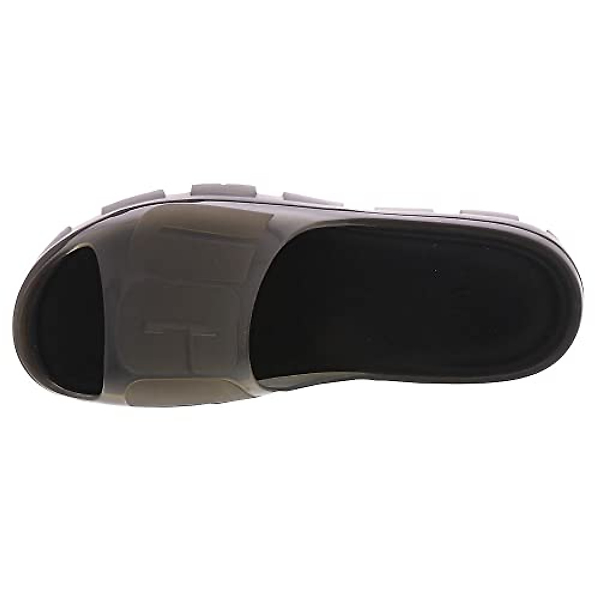 UGG Women's JELLA Clear Slide Sandal, Black, 7