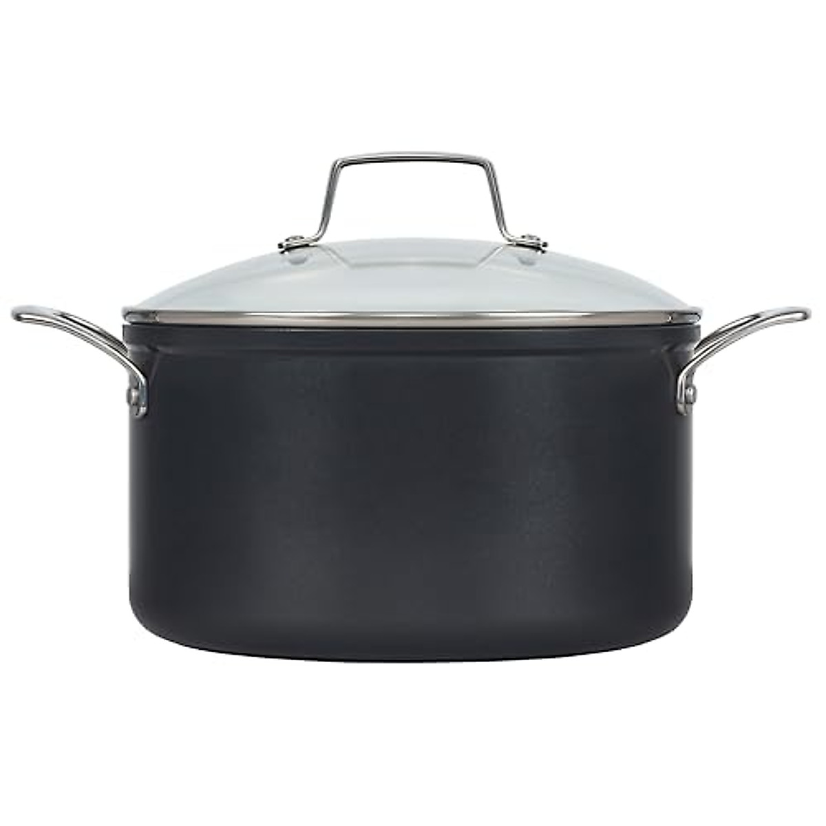 Le Creuset Essential Non-stick Ceramic Stockpot with Glass Lid, 6.3 qt.​