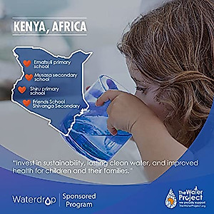 Waterdrop 200-Gallon Long-Life Elfin 5-Cup Water Filter Pitcher with 1 Filter, NSF Certified, 5X Times Lifetime, Reduces Chlorine, BPA Free, Pink