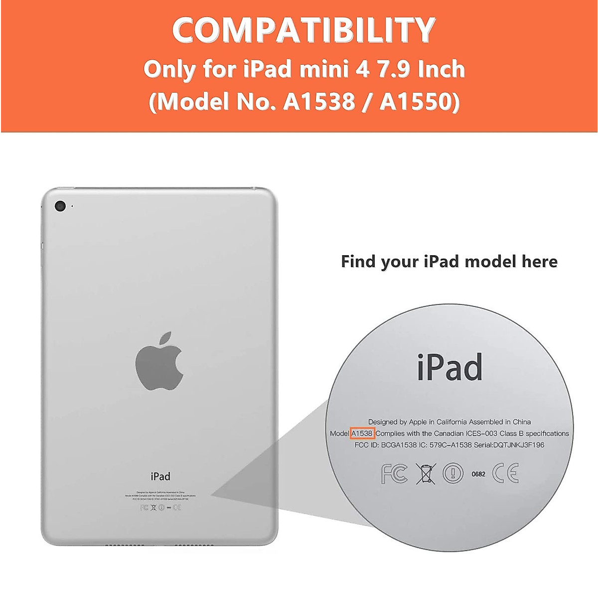 iCoverCase for iPad Mini 4 Case, Ultra-Thin Silicone Back Cover Clear Plain Soft TPU Gel Rubber Skin Case Protective Shell for iPad Mini 4 7.9" (Clear)