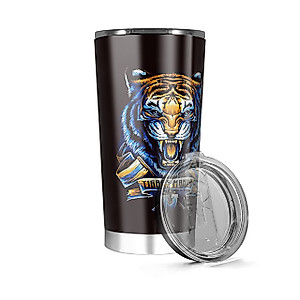 Insulated Tumbler Stainless Steel 20oz 30 Oz Tigres Hot Uanl Wine Merch Iced Coffee Tea Cold Cup Mug Suit For Home Office Travel