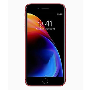 Apple iPhone 8 Plus, 256GB, Red - Fully Unlocked (Renewed)