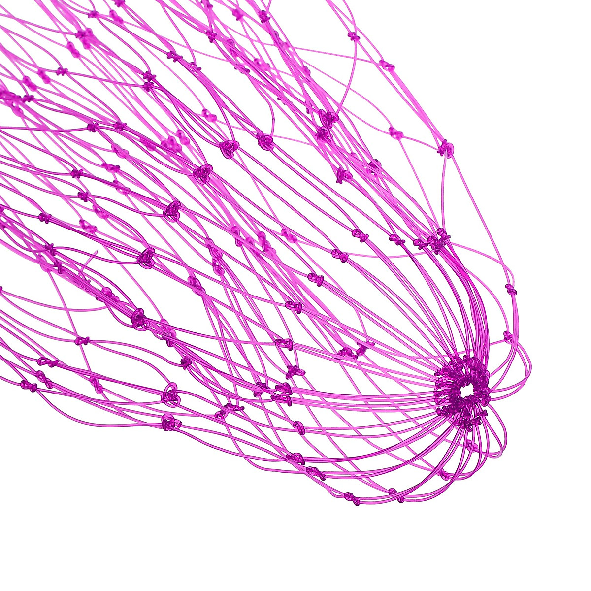 PATIKIL Fishing Net Replacement, Dia.23.6" Nylon Landing Net Replacement Mesh for Freshwater Saltwater Fishing, Multicolor