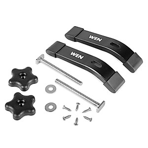 WEN 36-Inch Universal T-Track and Hold Down Clamps Kit for Woodworking (WAT361)