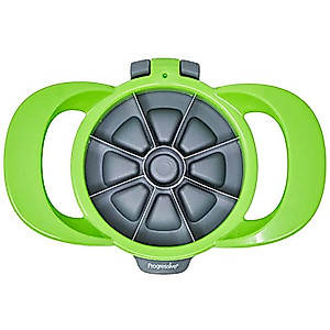 Prepworks by Progressive Wedge and Pop Apple and Pear Slicer, 8 Slices, Attached Safety Cover Protect Fingers while In-Use and Blades while in Storage