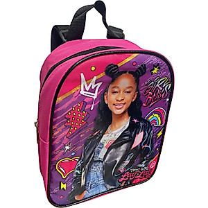 Ruz That Girl Lay Lay Little Girl 10 Inch Mini Backpack (Pink-Black)