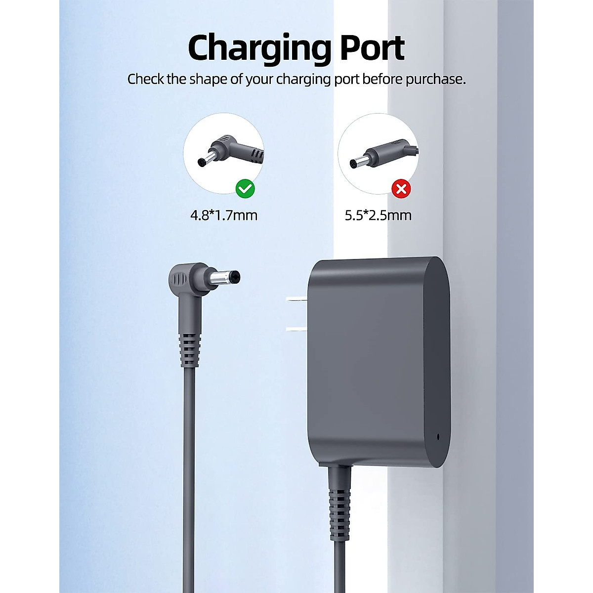 30.45V Replacement for Dyson V10 V11 Charger - (Fit for Dyson V12 V15 SV22 SV20 SV14 SV12 969350 217160 Cordless Vacuum Charging Power Cord)