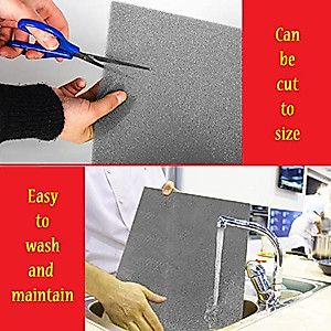 Dualplex® Fruit & Veggie Life Extender Liner for Fridge Refrigerator Drawers, 12x15 Inches (4 Pack) – Extends The Life of Your Produce & Prevents Spoilage (Grey)