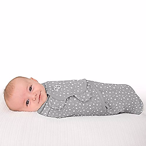 SwaddleMe Original Swaddle – Size Large, 3-6 Months, 3-Pack (Super Star), superstar boy