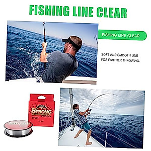 CLISPEED Braided Fishing Line Red Fishing Line Red Braided Fishing Line Outdoor Fishing Equipment Braid Fishing Lines Fishing String The Main Line Taiwan Fishing Fishing Reel Fishing Wire