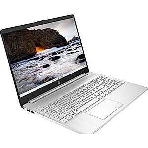 HP 2023 Newest Laptop, 15.6" Touchscreen Display, Intel Core i3-1115G4 Processor, 12GB RAM, 256GB SSD, Intel Iris Xe Graphics, Wi-Fi, Bluetooth, Webcam, Windows 11 Home in S Mode, Natural Silver