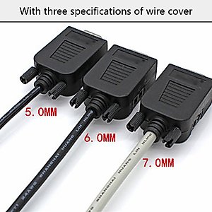 YIOVVOM DB9 Breakout Connector to Wiring Terminal RS232 D-SUB Male Serial Adapters Port Breakout Board Solder-Free Module with case(Female Serial Adapter)