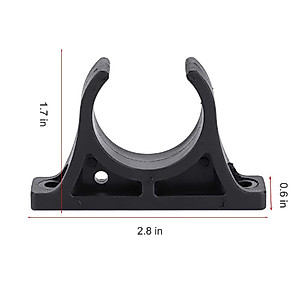 Luckycivia 2 Pairs Kayak Paddle Holder, Plastic Inflatable Boat Paddle Holder Clip, Oar Keeper for Kayaks Canoes Rowing Boats