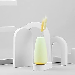 Kcgani Ladder Combination Photography Background Props, Geometric Cube Photoshoot Set, Stereo Hard Foam Decorative Backdrop, Posing Ornaments for Lipstick, Jewelry, Perfume, Makeup Tools (White)