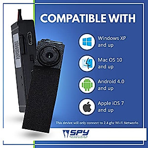 Mini Gadgets Covert 4K Hidden Camera DIY Kit w/DVR, Night Vision - Built in Secret Camera Recording Activity - Indoor Home Security Cameras, Nanny Cam