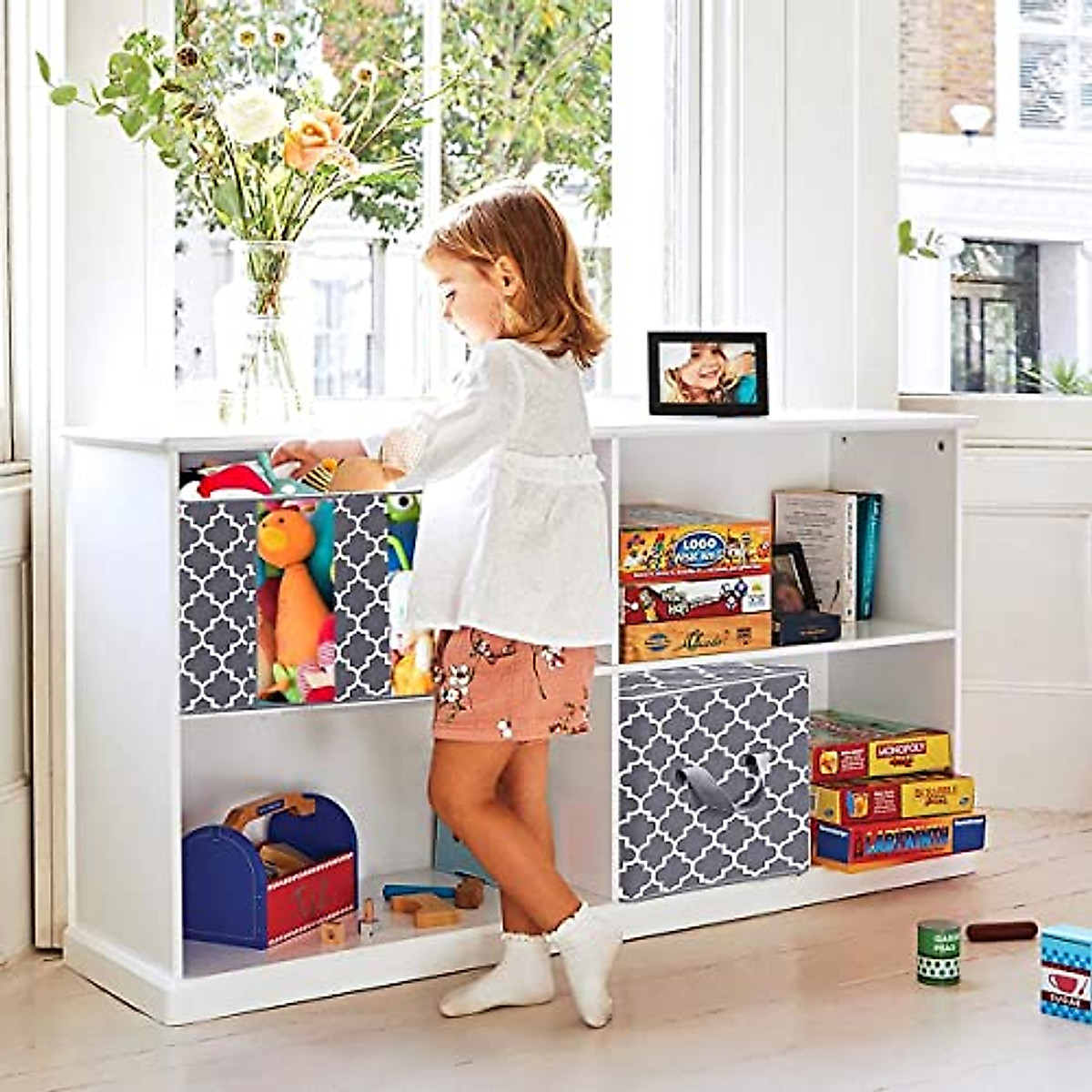 Large Capacity Clothes Storage Bag 100L/3Pack，Storage Bags for Clothes Blanket Storage Bags with Reinforced Handles for Comforters, Blankets,Sturdy Zippers, Clear Window,Grey