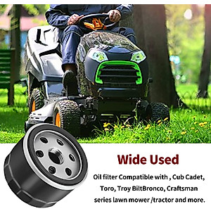 AWHLLRY 12 050 01-S 12 050 01-S1 Oil Filter Compatible with Kohler Engine Lawn Mower Tractor Cub Cadet Craftsman Troy Bilt Toro 12 050 01 KH-12-050-01 12-050-08 KH-12-050-08 2PCS