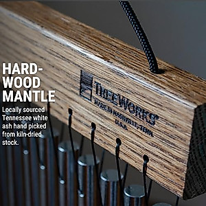 TreeWorks Chimes Handheld Single Row Bar Chimes Percussion Instrument — Made in U.S.A. (TRE415)