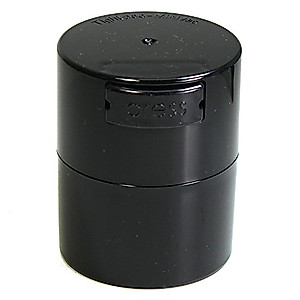 Minivac - 10g to 30 grams Vacuum Sealed Container - Black Pearl