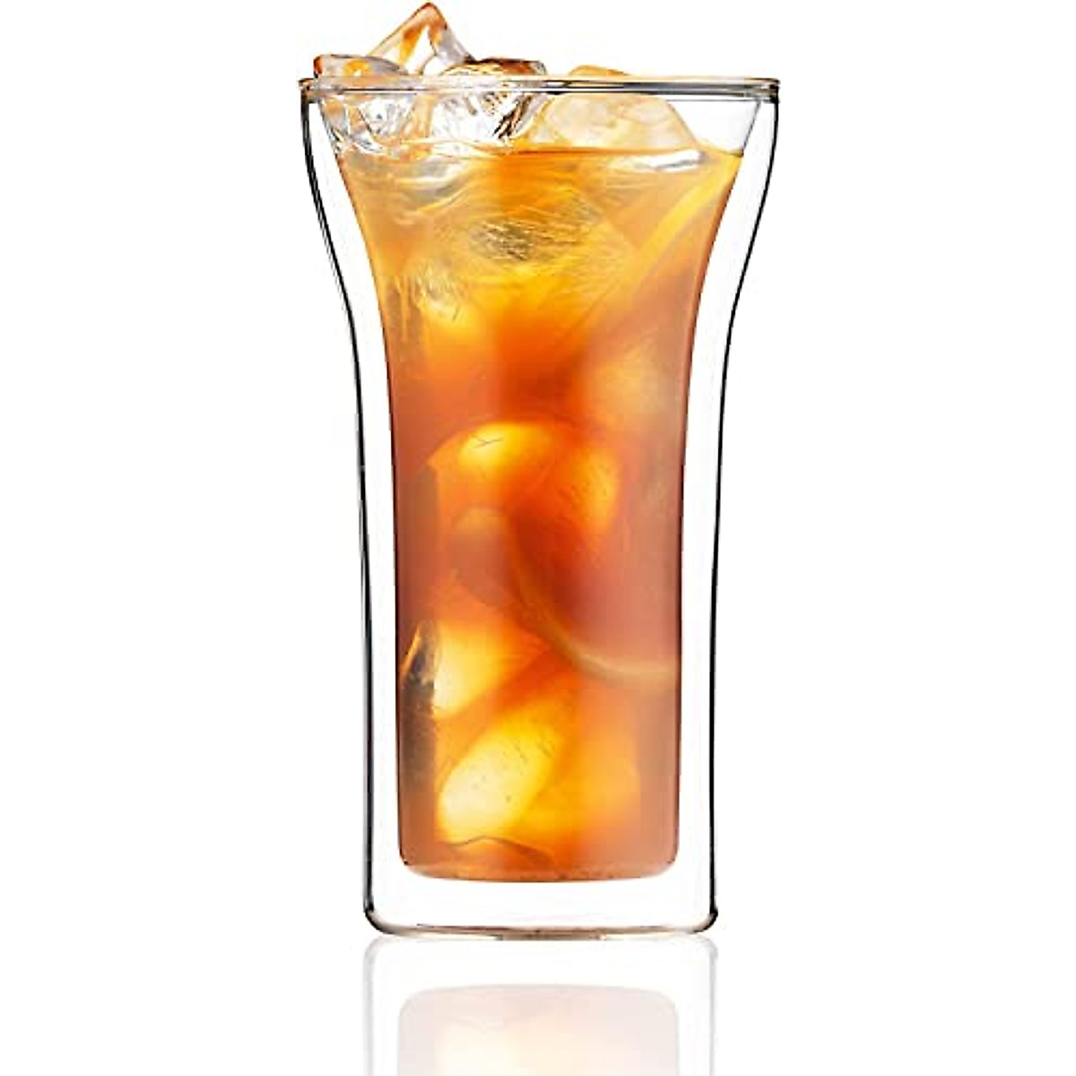 Bodum Assam Double Wall Glass, Set of 2, 0.4 l, 13.5 oz., Clear