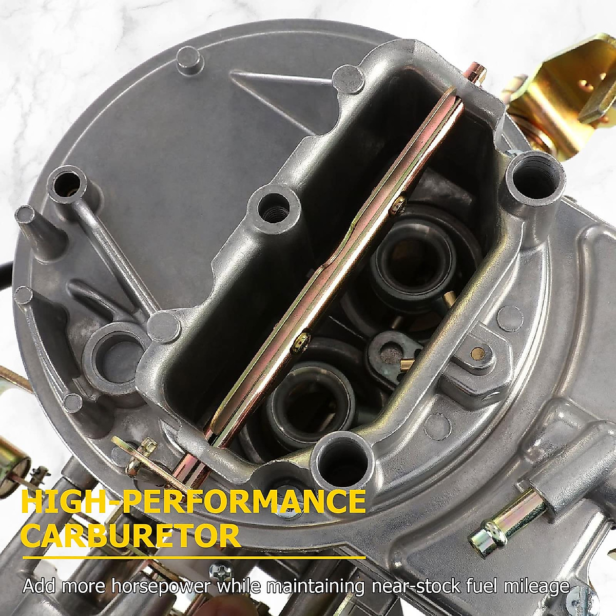 AUXMART 2 Barrel Carburetor Carb for Ford 289 302 351 Cu F100 F250 F350 Mustang Engine 289 302 351