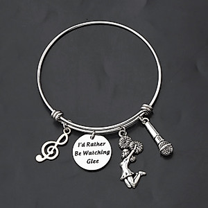 ENSIANTH Musical Comedy TV Show Inspired Gift Glee Lover Gift Glee Fans Gift I'd Rather Be Watching Glee (Watching Glee)