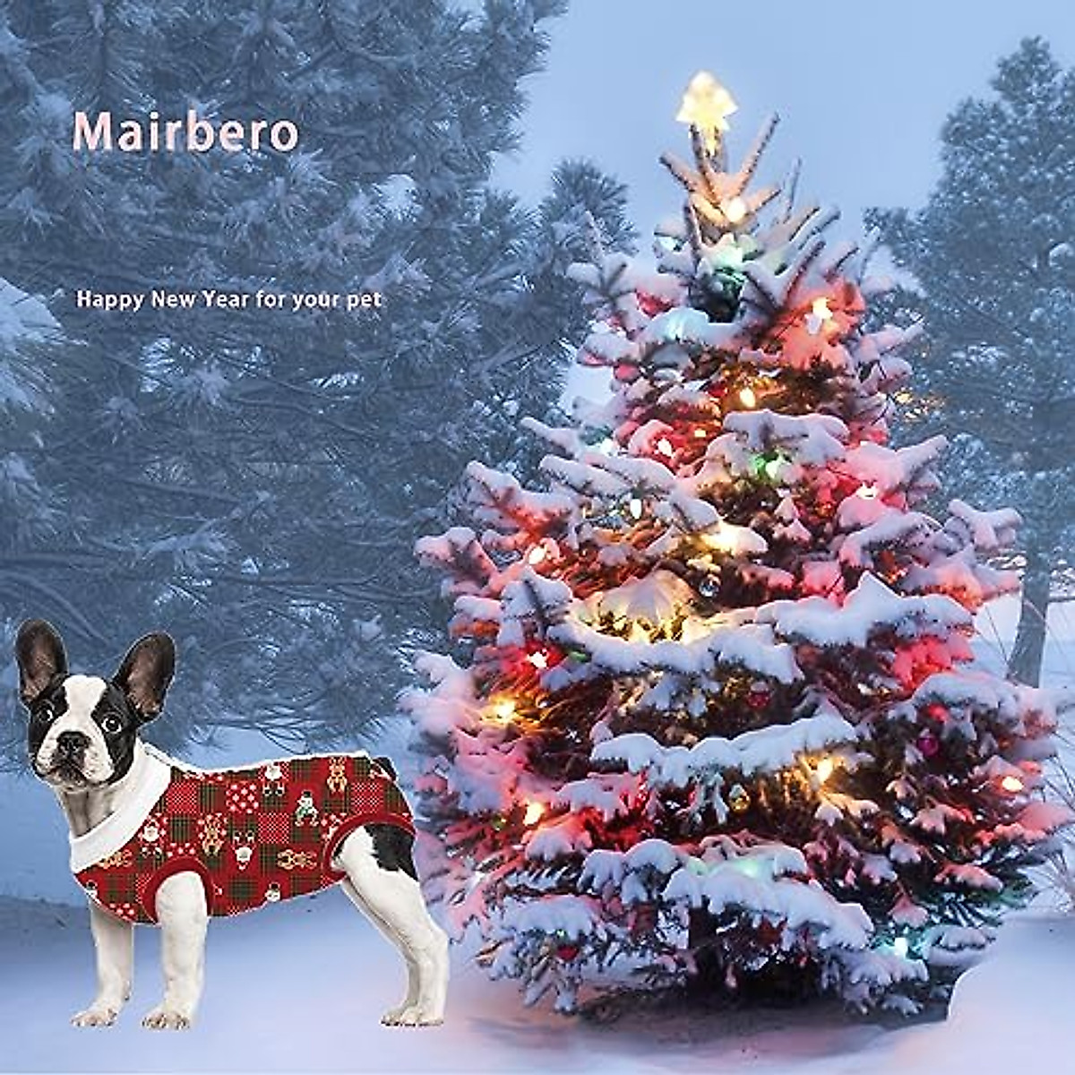 Mairbero Dog Surgery Recovery Suit Female/Male- Onesies for Dogs, Post Spay Neuter,Recovery Suit for Dogs Cats After Surgery,Substitute E-Collar & Cone Prevent Licking