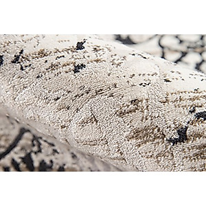 Momeni Rugs Juliet Collection Area Rug, 8'6" x 11'6", Ivory