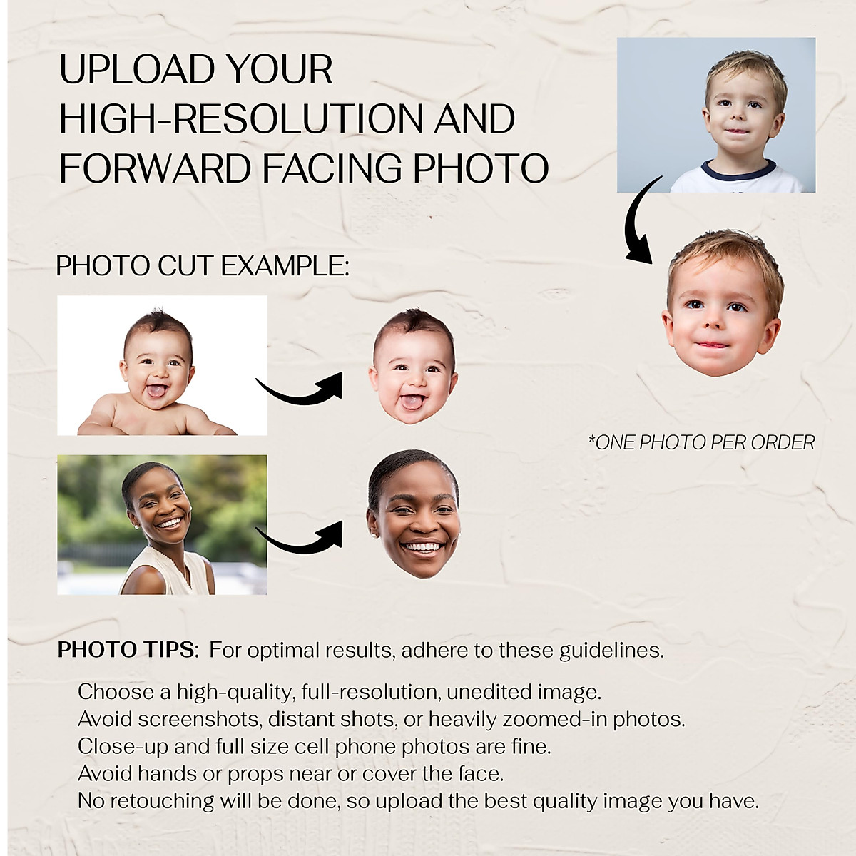 1 Pc, Custom Big Head with Your Photo | Fun Face Cardboard Cutout, Big Heads on Stick, Life Size face on a Stick | Upload Your Own Photo, Custom Cutout Big Face Stick