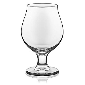 Libbey Craft Brews Classic Belgian Beer Glasses, 16-ounce, Set of 4