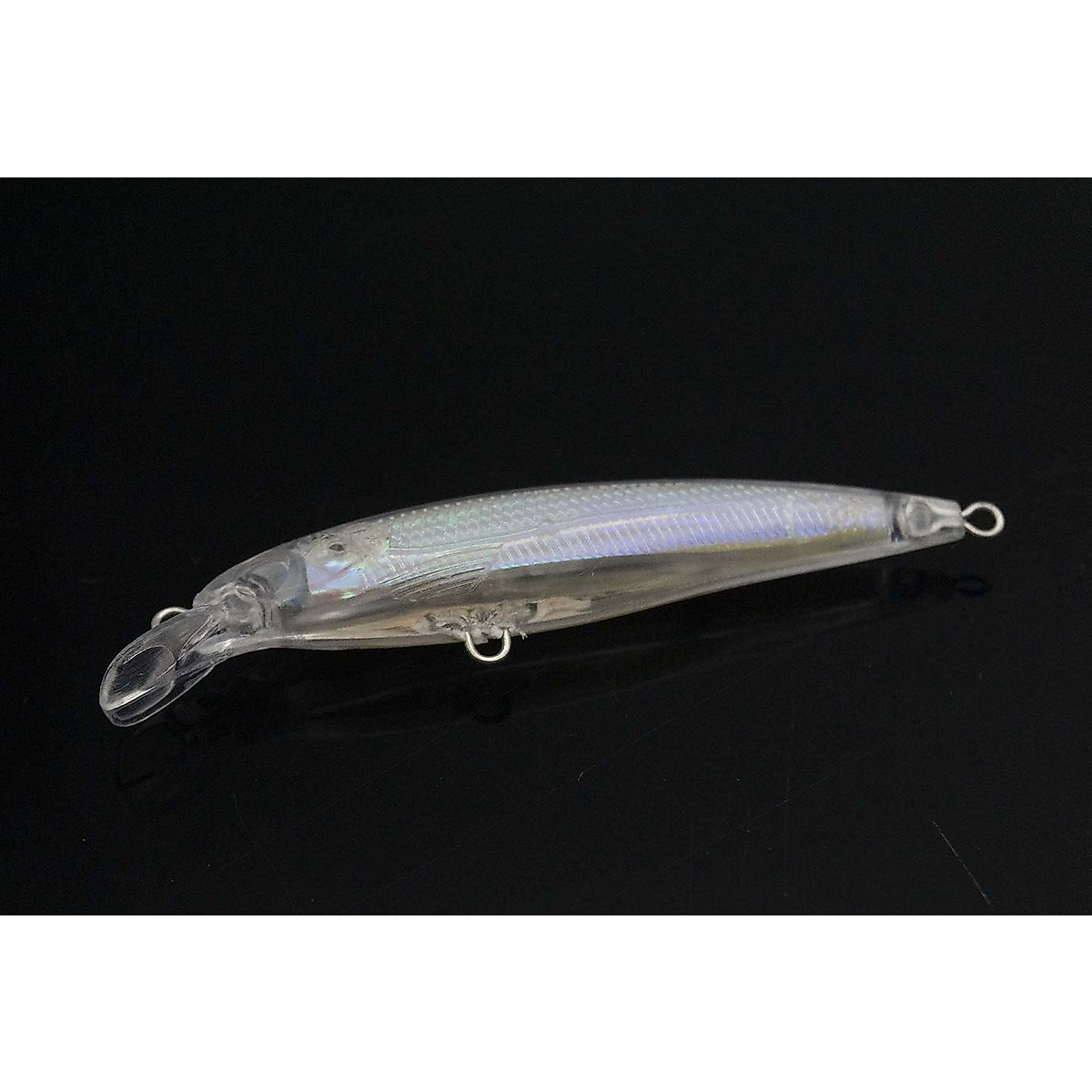 10PCS Unpainted Fishing Lures Blank Hard Minnowbait Fishing Lure Blanks 7.7cm 3.6g Crankbait Artificial Hard Bait Carp Pike Bass Wobblers Deep Diving Fishing jerkbait with Free Eye 5mm