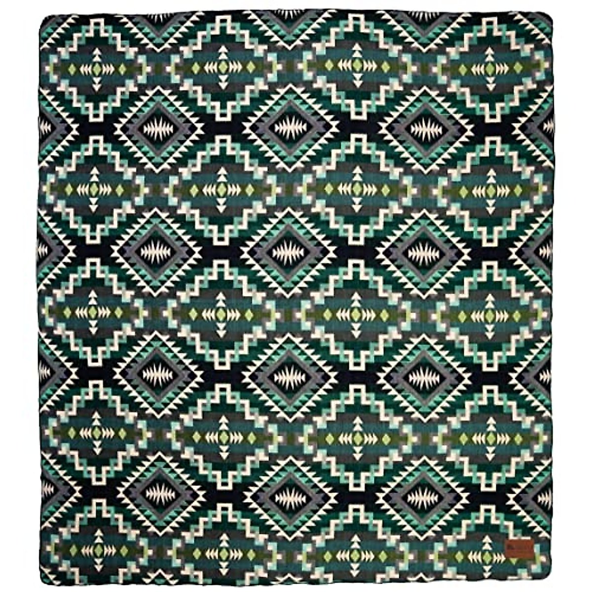 QISU Wool Blanket Throw | Large, Beautiful, Warm, Variegated, Handmade in Ecuador by Local Artisans |94″ x 78″| Ultra-Soft, Hypoallergenic & Breathable | Non-Itchy or Scratchy Fabric (Shamrock Star)