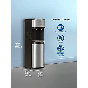 Brio Self Cleaning Bottom Loading Water Cooler Water Dispenser – Limited Edition - 3 Temperature Settings - Hot, Cold & Cool Water - UL/Energy Star Approved
