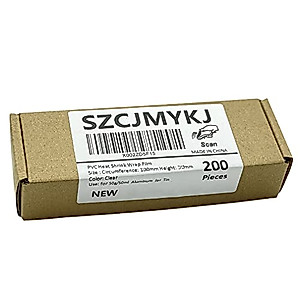 200Pcs Clear Perforated Shrink Bands for 50g Aluminum Jar, Easy to Use, Make Products More Professional (For 50g Aluminum Jar)