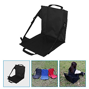 BESPORTBLE Folding Cushion Folding Chairs for Outside bleacher Seats with Backs and Cushion Wide Foldable Garden Camping Chair Lawn Chair Stadium Chair Dropshipping Oxford Cloth Picnic Chair