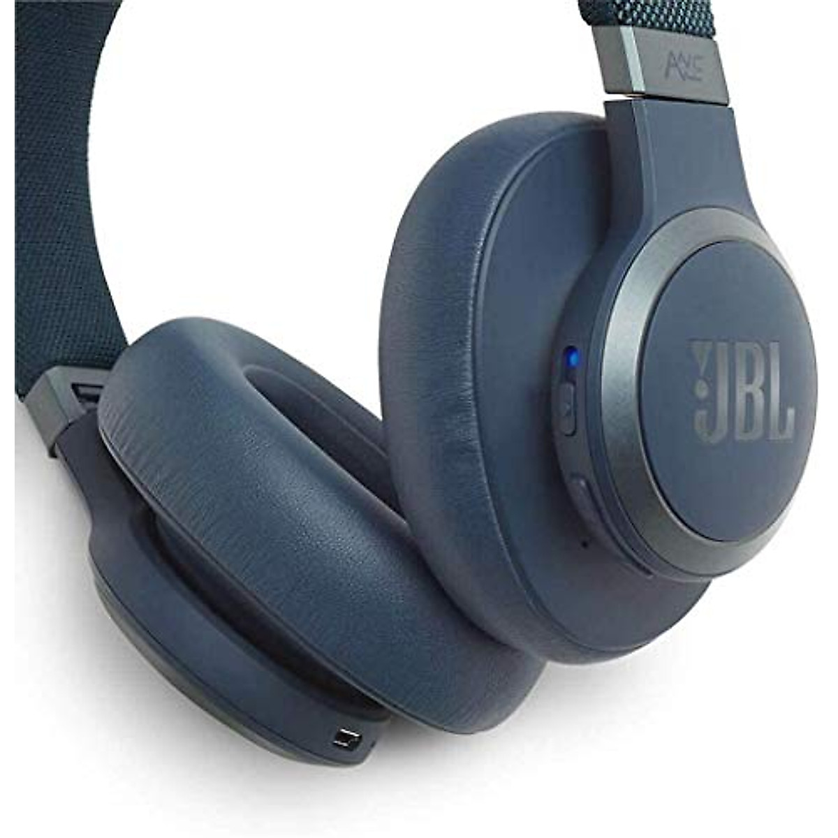 JBL Live 650BTNC - Around-Ear Wireless Headphone with Noise Cancellation - Non Retail Packaging (Blue)
