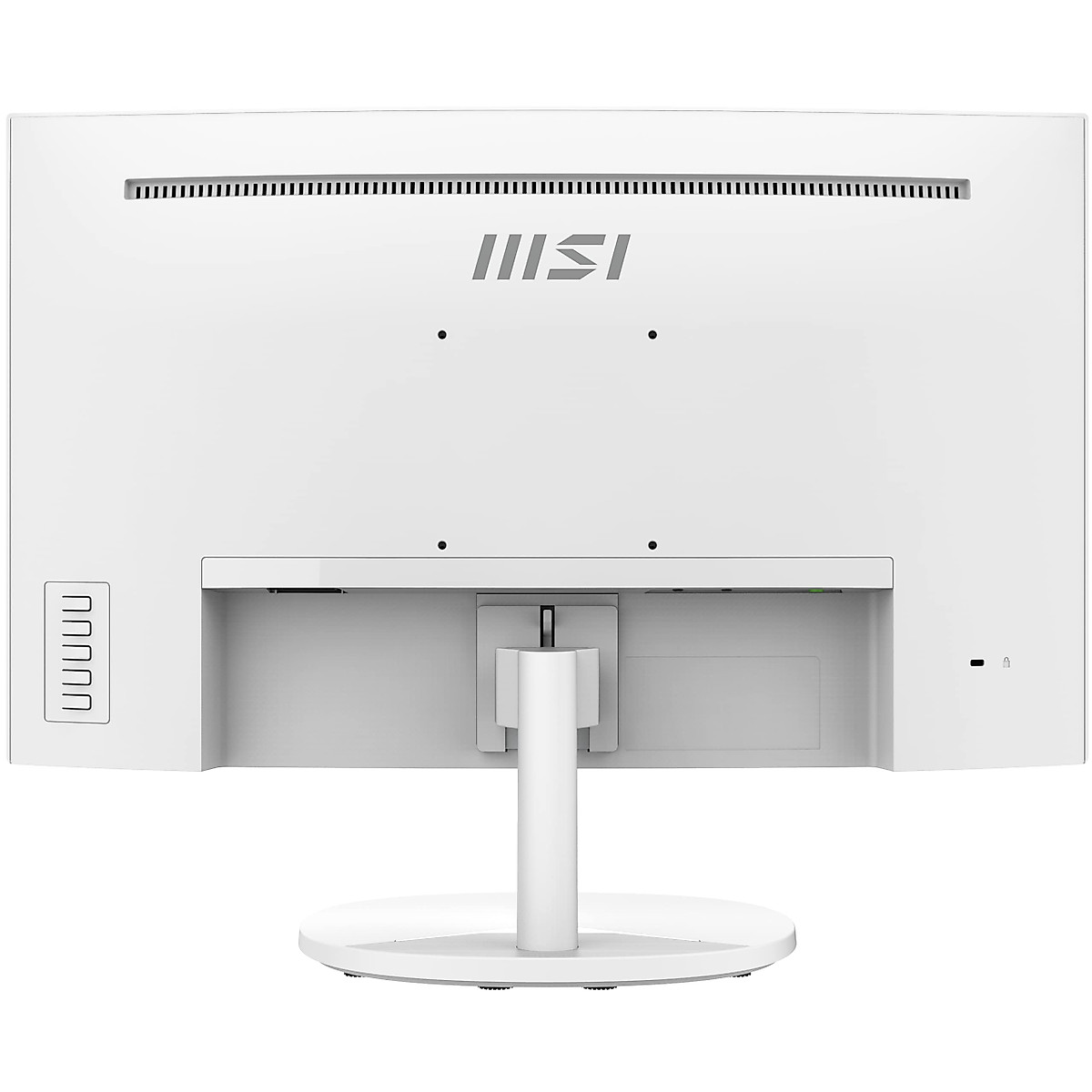 MSI Pro MP241CAW, 24" Monitor, 1920 x 1080 (FHD), Curved VA, 75Hz, TUV Certified Eyesight Protection, 4ms, Displayport, HDMI, Tilt,White