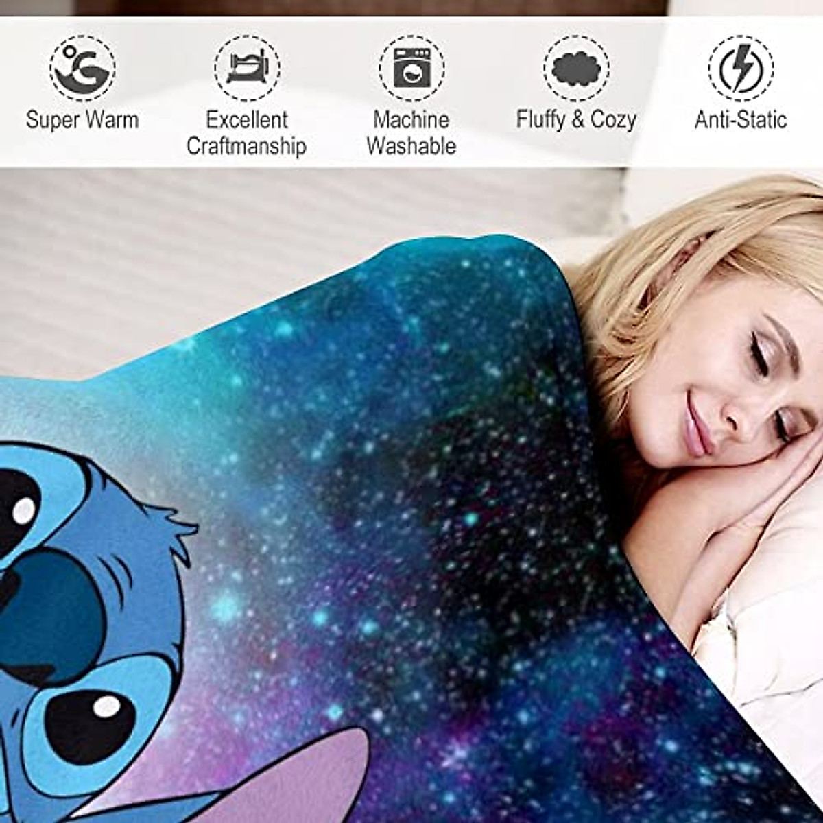 Anime Blanket Ultra Soft Flannel Throw Blanket Comfortable and Warm Blanket for Kids and Adults All Season 50"x40"
