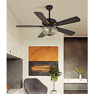 SHABOZ Ceiling Light lamp Ceiling Fan Lights Office Dining Room Bedroom Living Fan Lamps Lightings Fan Lights Home Fixture