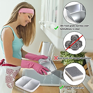 Sitlais Electric Heated Lunch Box for Men, 2 Liters 90 W Double Layer Portable Food Warmer for Car Truck Self Heating Lunch Box for Work Food Heater for Adults Travel Camping lonchera,Dark Blue