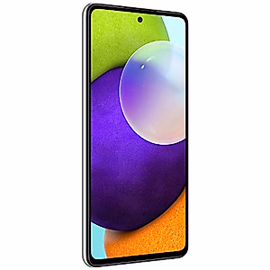SAMSUNG Galaxy A52 (128GB, 8GB) 6.5" Dual SIM GSM Unlocked Global 4G Volte International Model - A525F/DS (Awesome White)